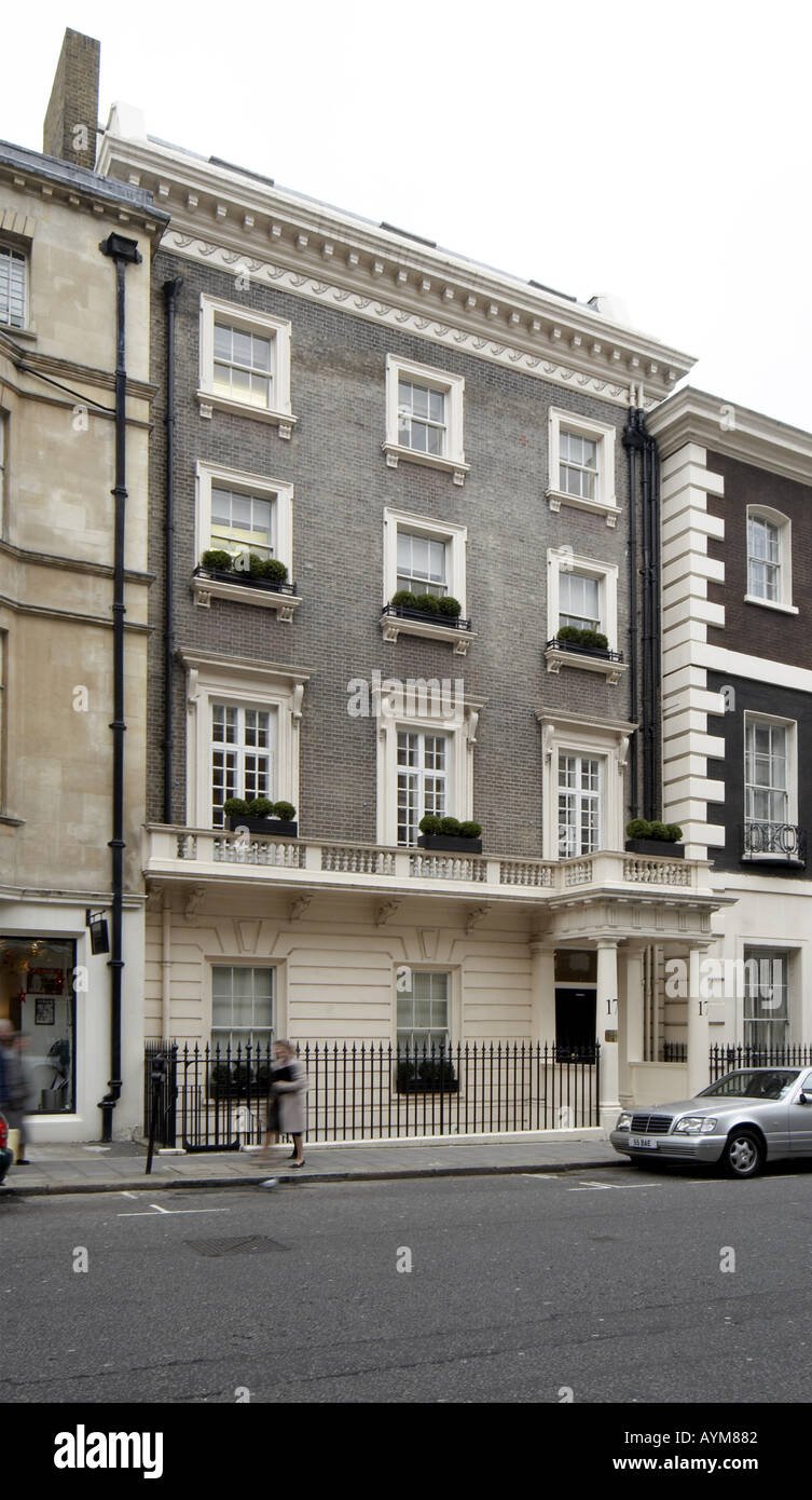 Georgian office building Mayfair London W1 Stock Photo - Alamy