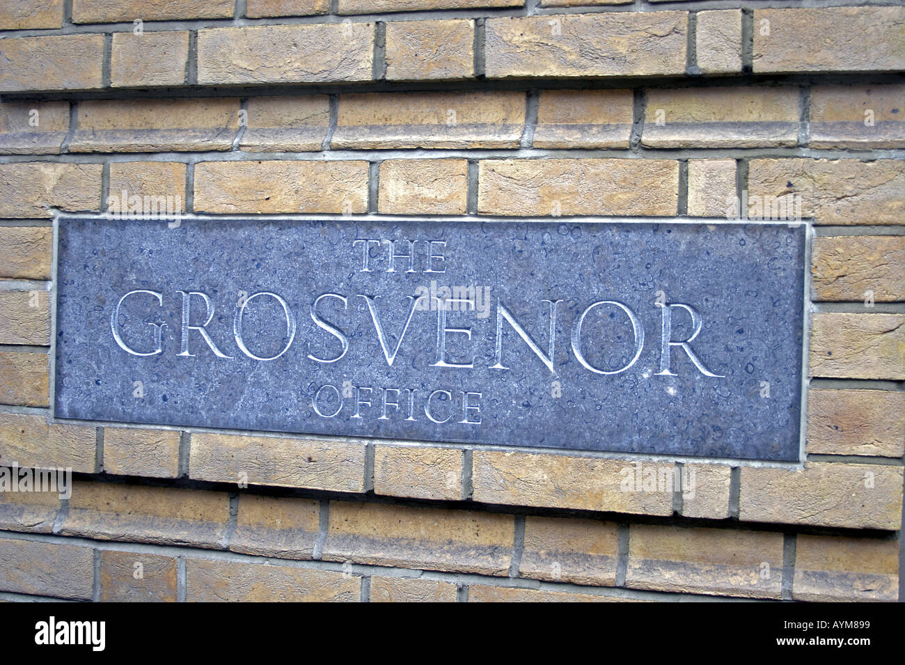 Grosvenor logo sign Mayfair London W1 Stock Photo - Alamy
