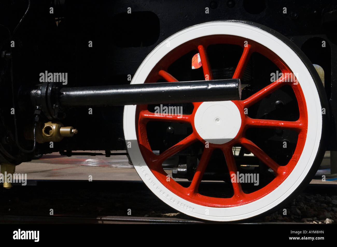 Steam Locomotive Drive Wheel Closeup High Resolution Stock Photography ...
