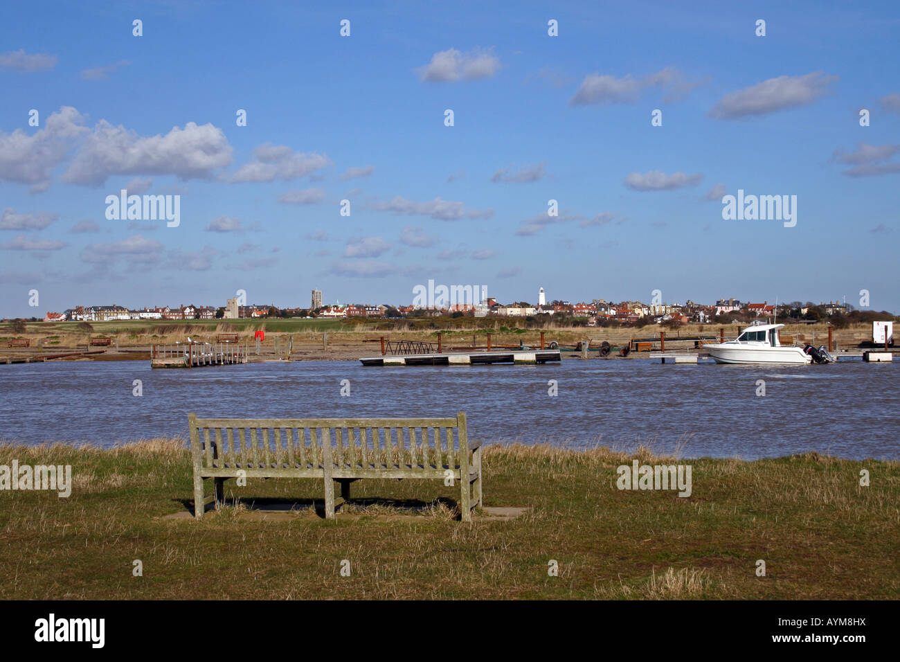 THE RIVER BLYTH AT WALBERSWICK. SUFFOLK. ENGLAND Stock Photo - Alamy