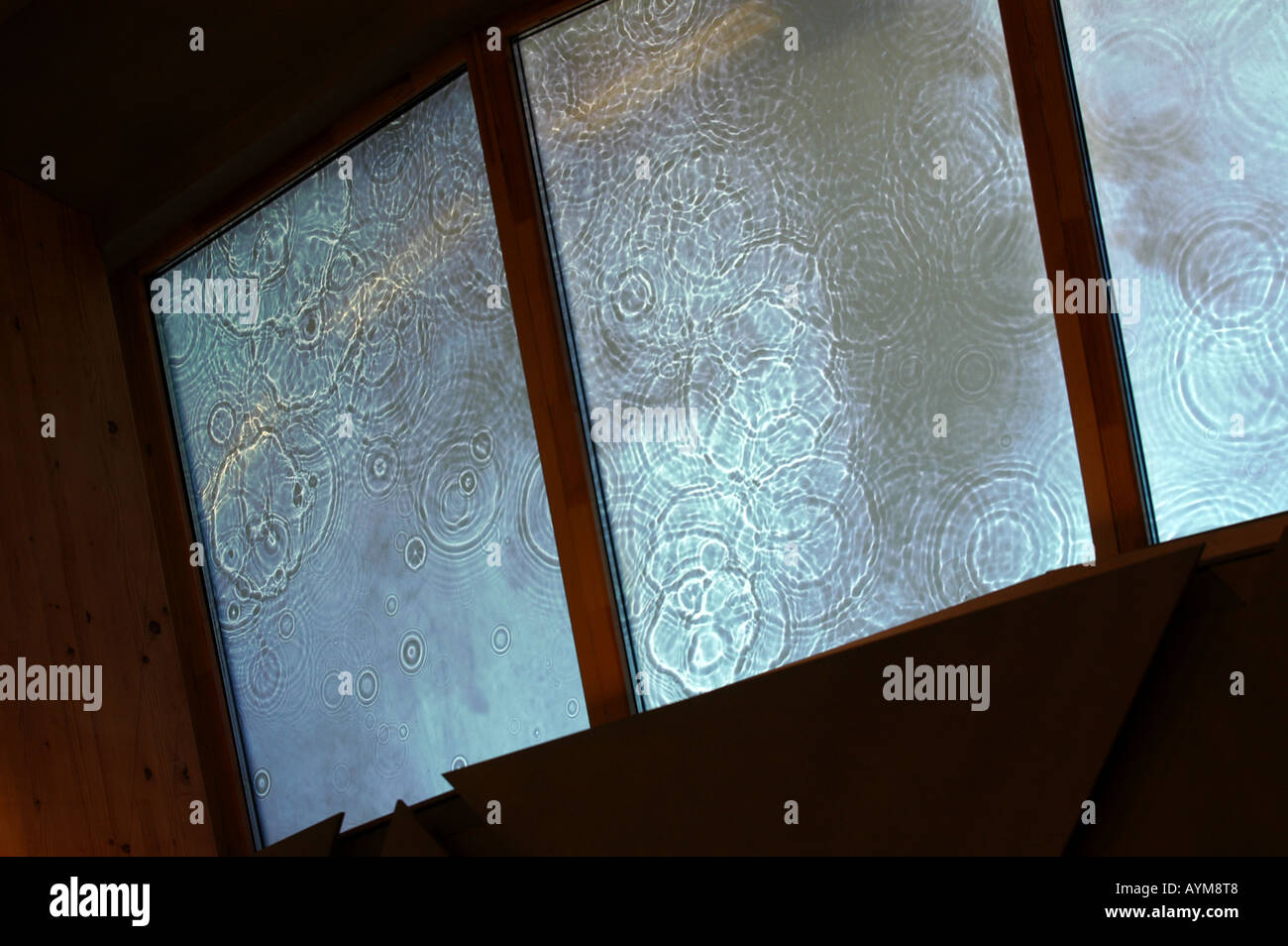 Susan Derges s water windows which surround the solar terrace on the ...
