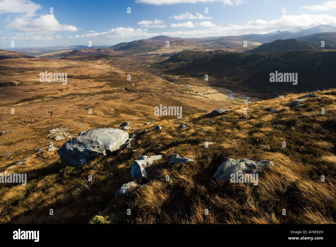Dramatic landscape in Alladale Estate, Scotland Stock Photo - Alamy