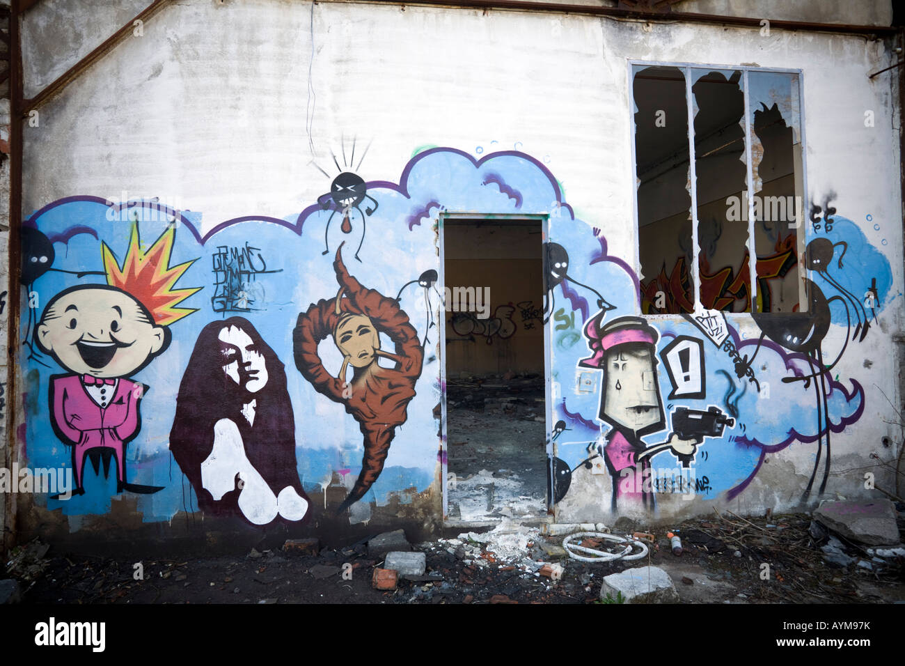 Factory building drawing hi-res stock photography and images - Alamy