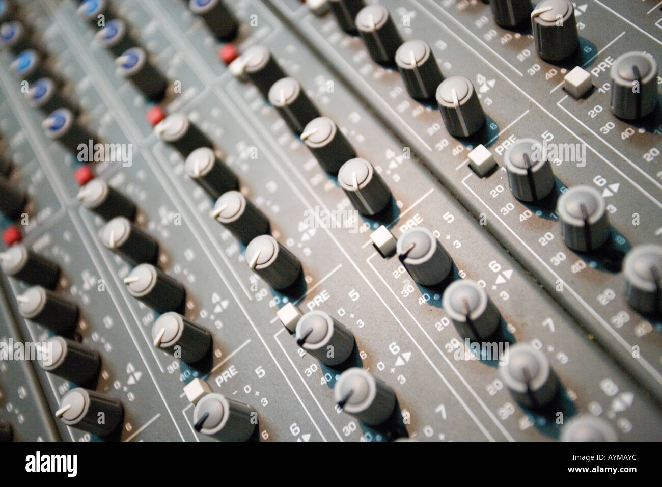 music mixer in a theater Stock Photo - Alamy