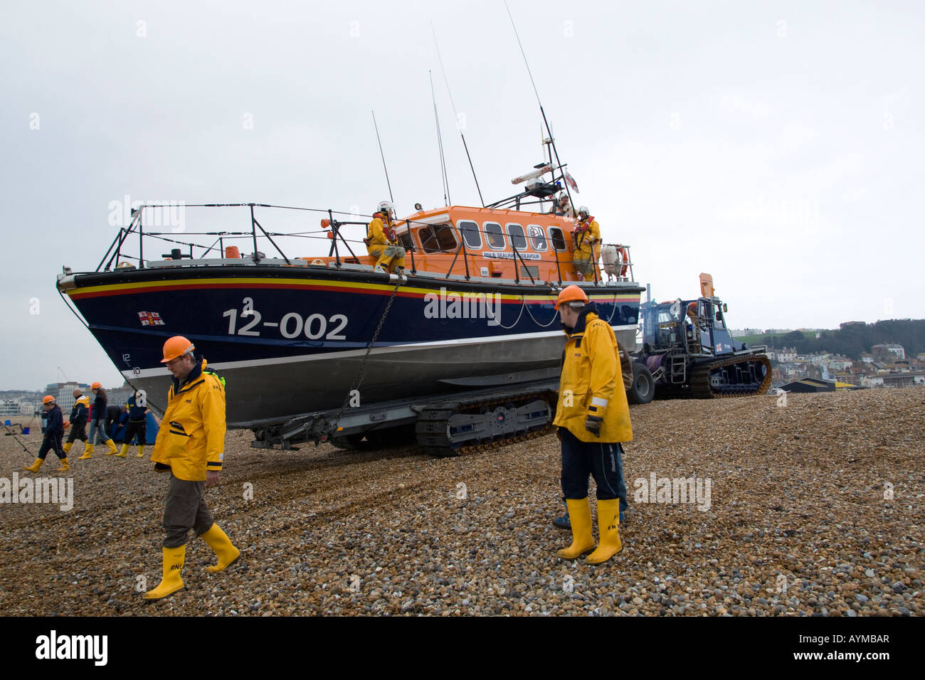 Hastings Mersey class All Weather Lifeboat Sealink Endevour being ...