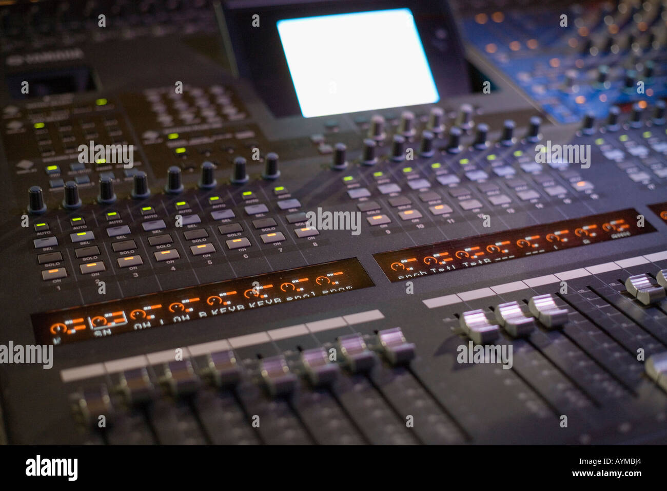 music mixer in a theater Stock Photo - Alamy