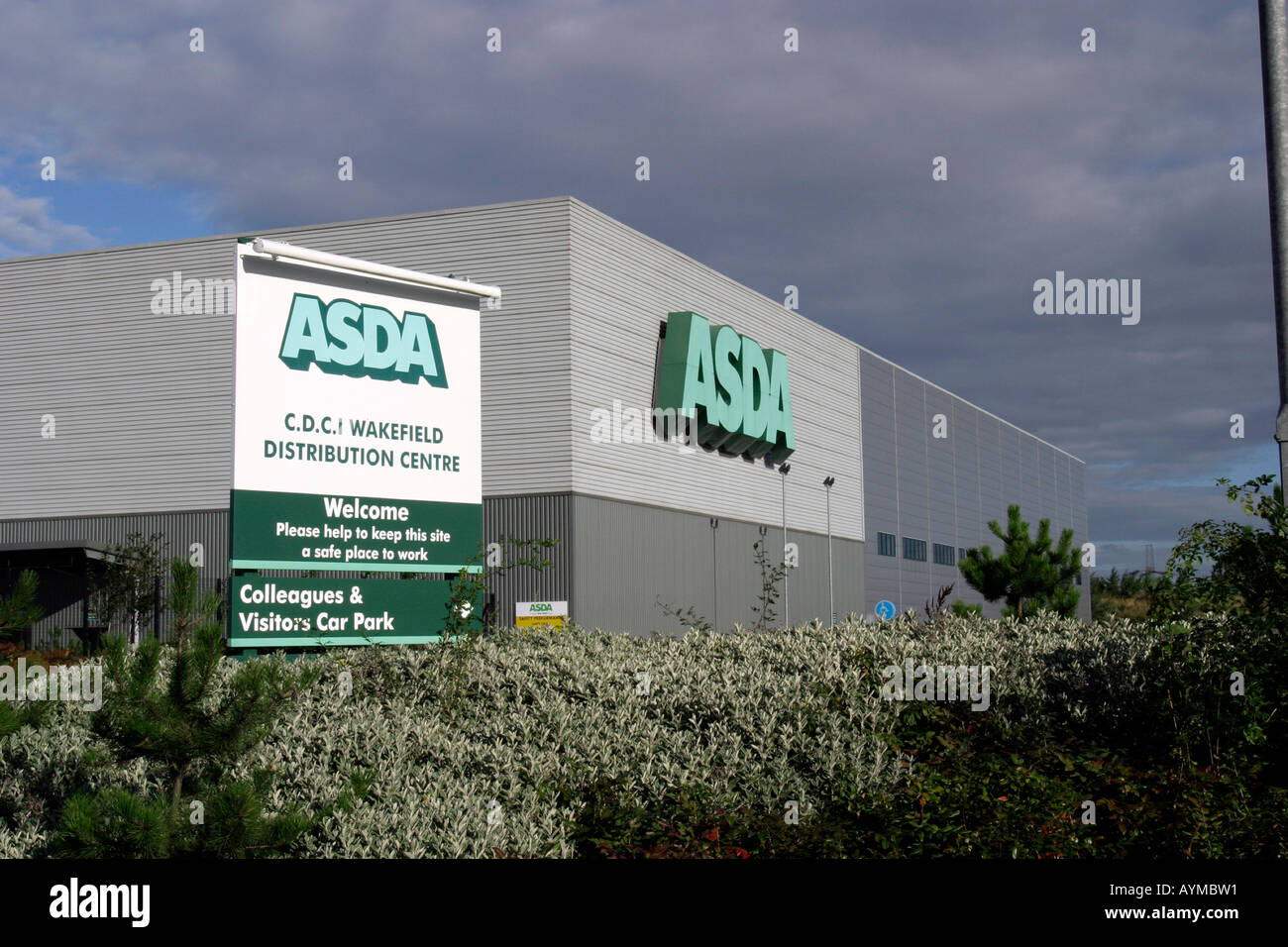 Asda Wakefield Distribution Centre Normanton Stock Photo - Alamy