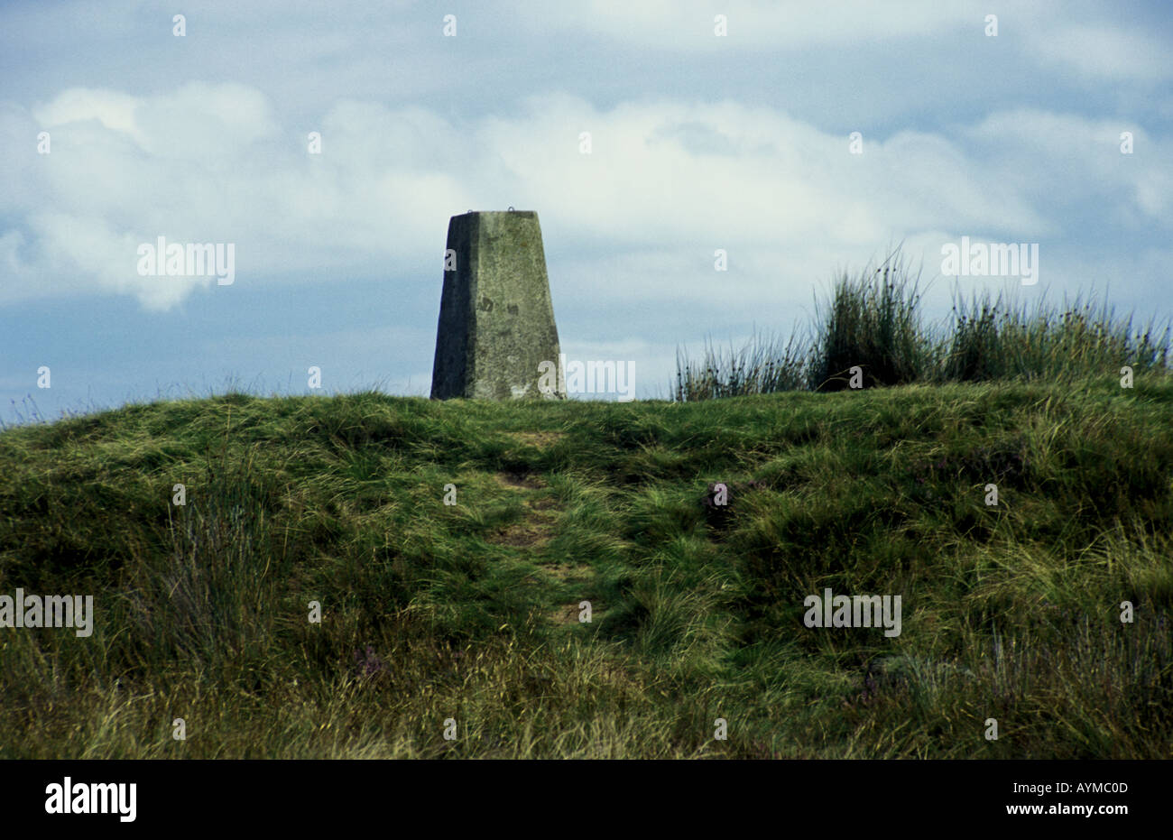 Trig Point on Urra Moor North Yorkshire Stock Photo - Alamy