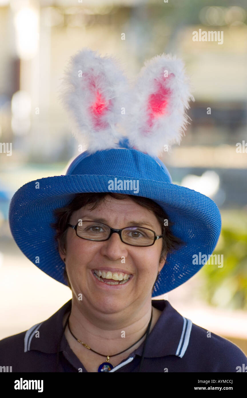 Easter bilby woman Stock Photo - Alamy