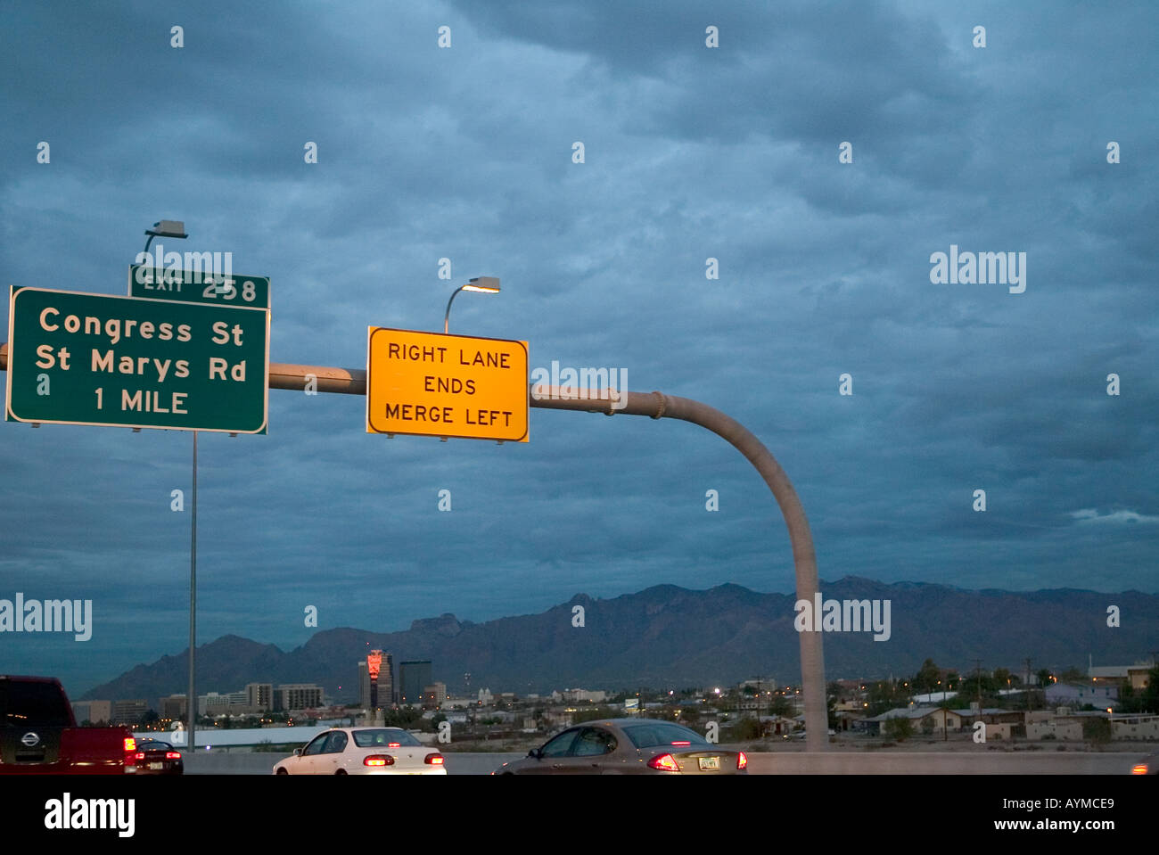 Freeway sign, tucson hi-res stock photography and images - Alamy