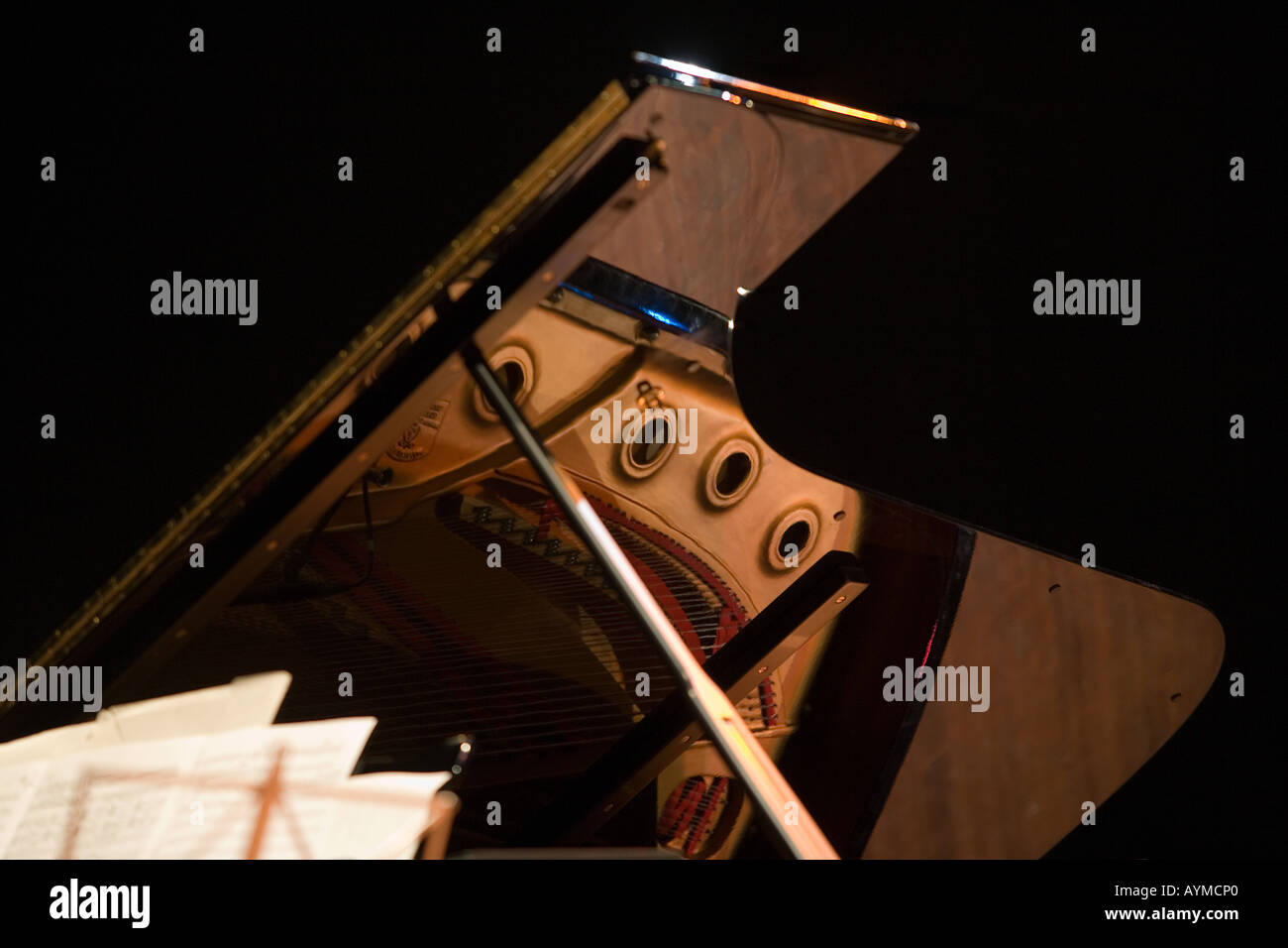 detail of a Steinway and Sons piano Stock Photo - Alamy