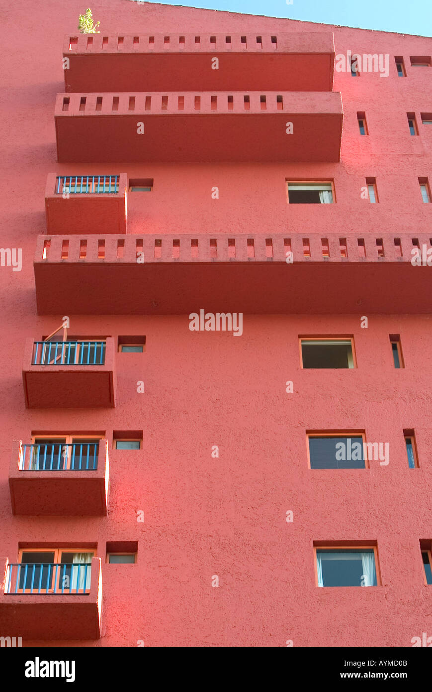 Modern high rise apartment in Mexico City Mexico Stock Photo - Alamy