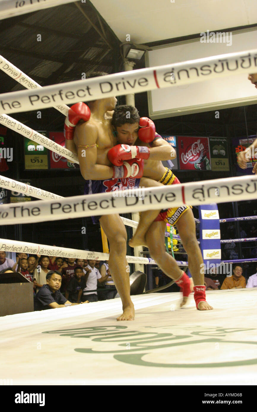 Kick Boxing Contest Lumpini Stadium Bangkok Thailand Stock Photo - Alamy