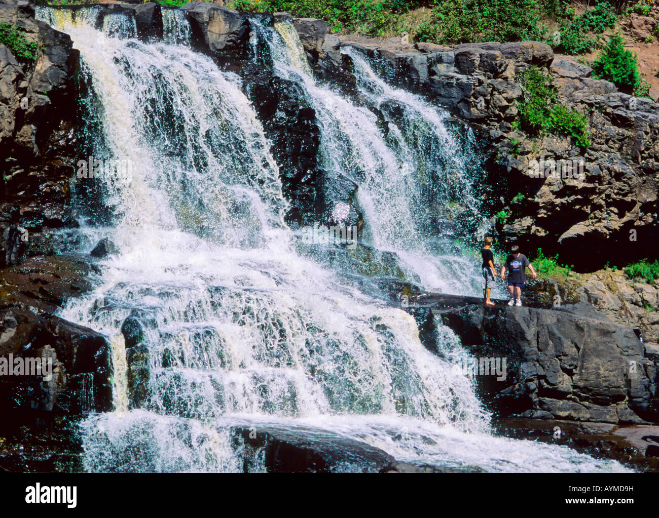 Gooseberry waterfall in Minnesota waterfall water scape landscape ...