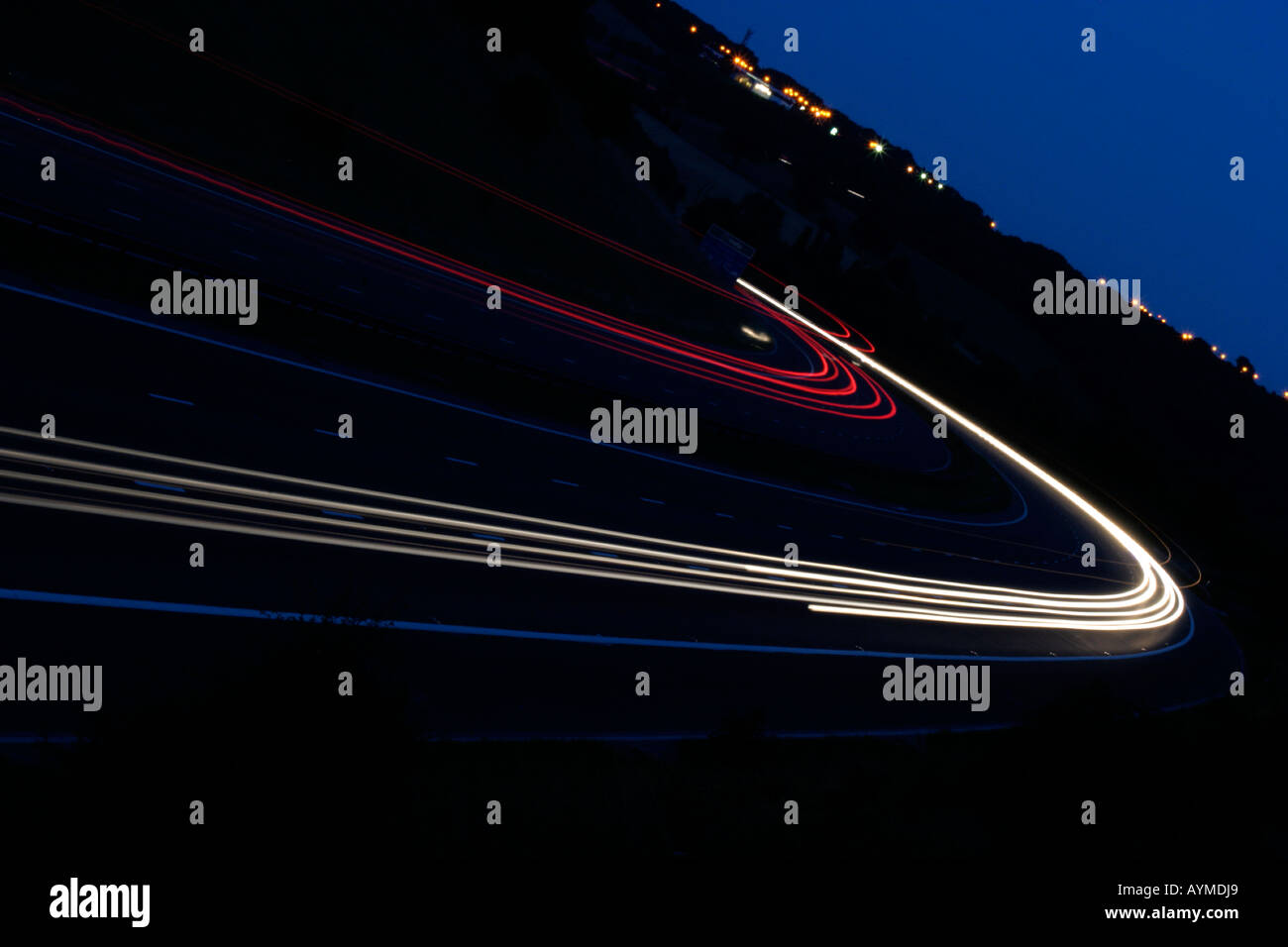 M1 motorway bridge truck hi-res stock photography and images - Alamy