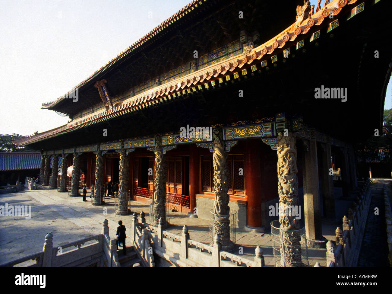 Qufu's Dacheng Hall of the Confucius Family Temple Stock Photo - Alamy