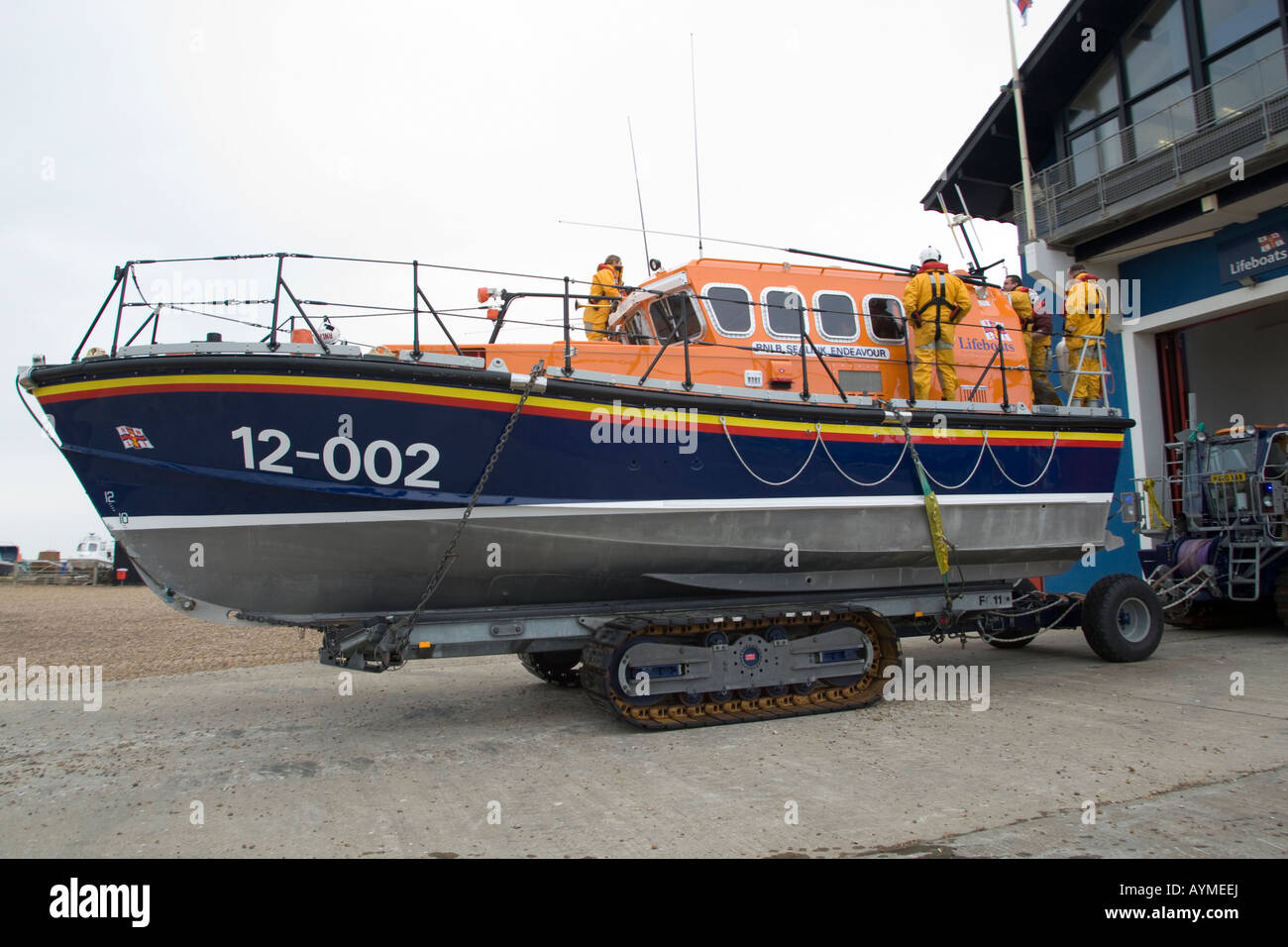 Hastings Mersey class All Weather Lifeboat Sealink Endevour being ...