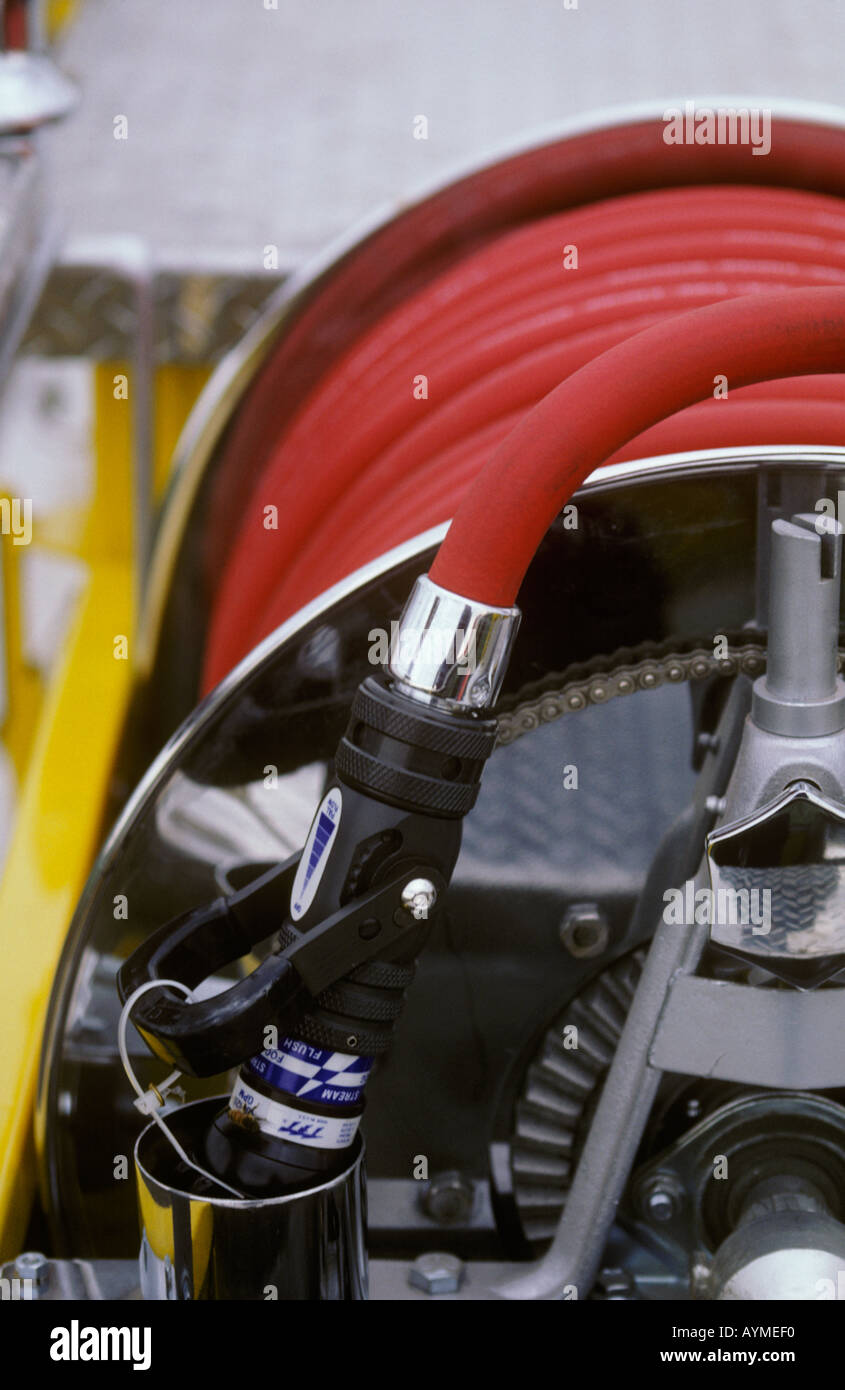 VAN PELT FIRE ENGINE FIRE HOSE CALIFORNIA Stock Photo - Alamy