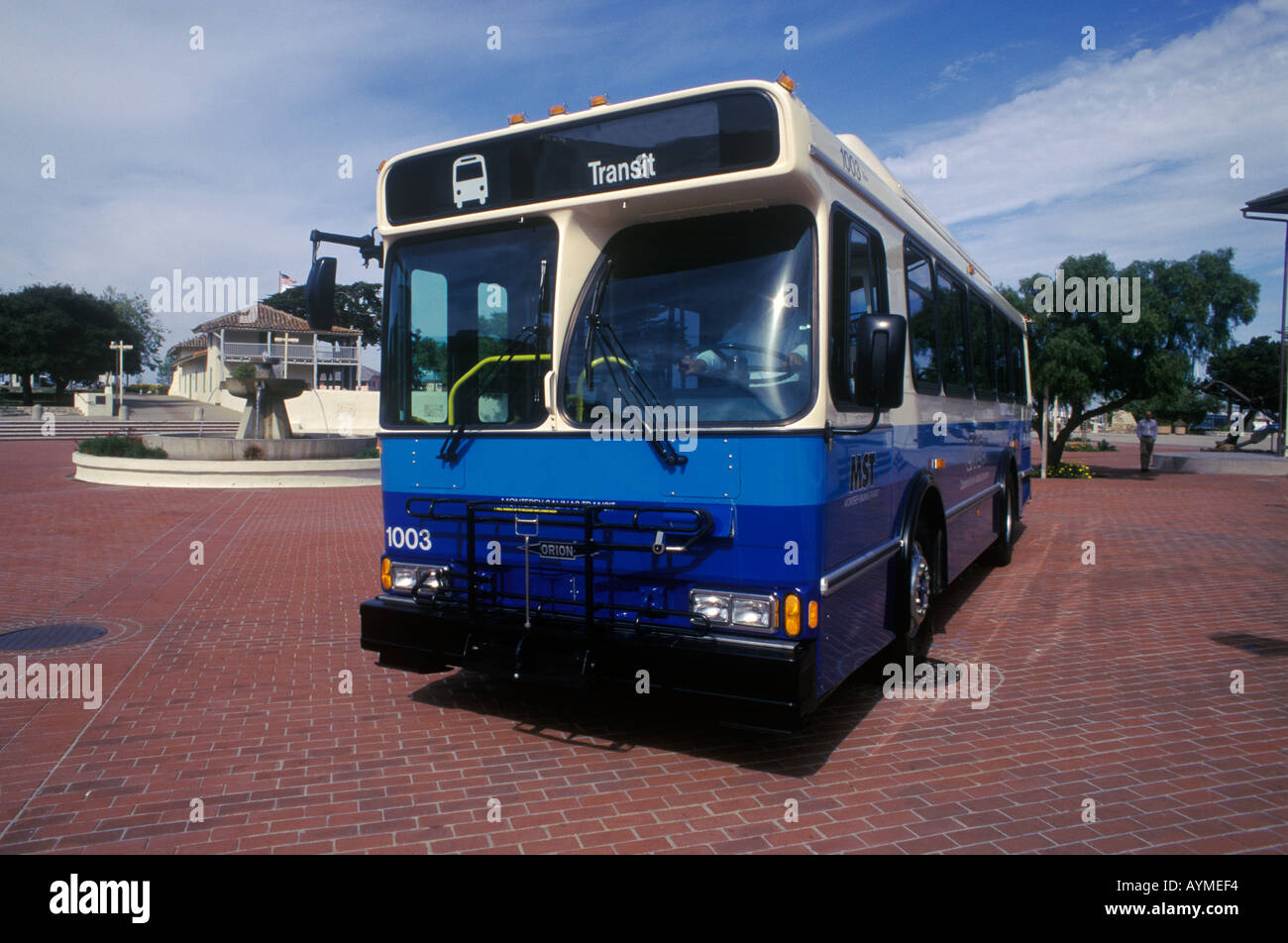 MONTEREY SALINAS TRANSIT PUBLIC BUS MONTEREY CALIFORNIA Stock Photo - Alamy