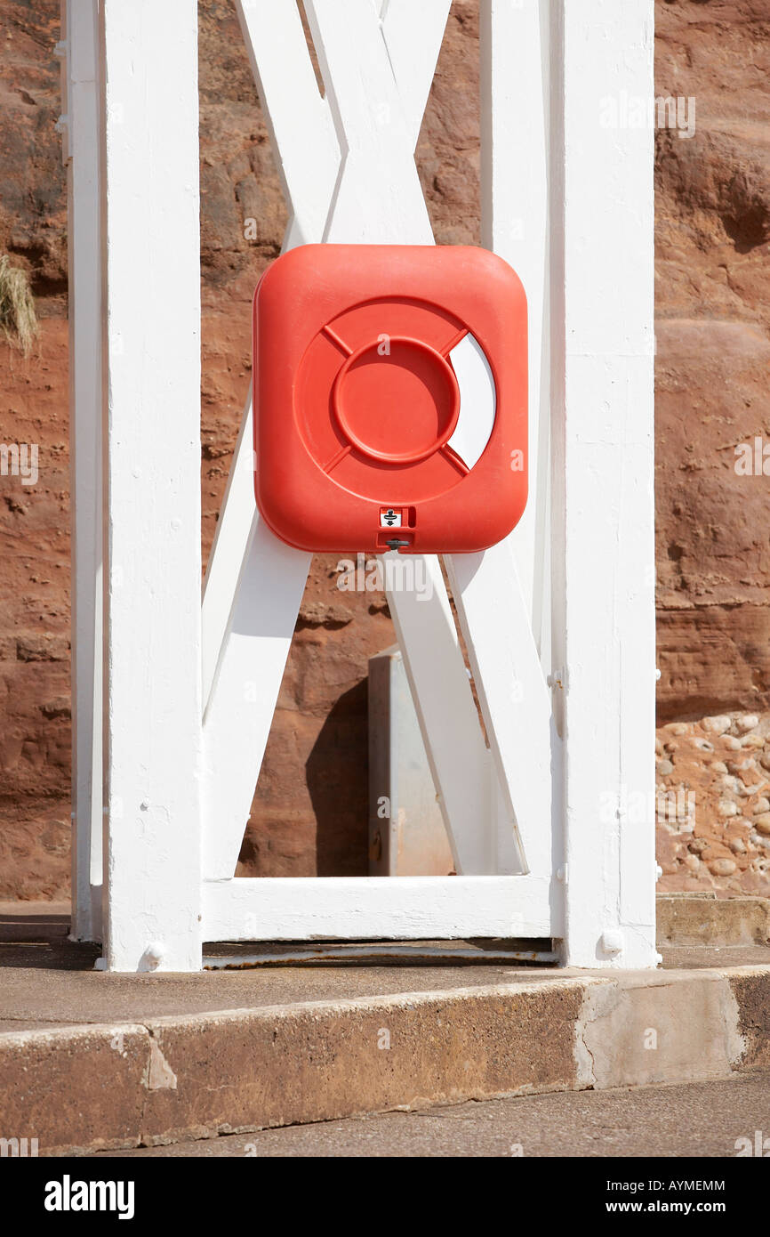 Emergency life saving ring Stock Photo - Alamy