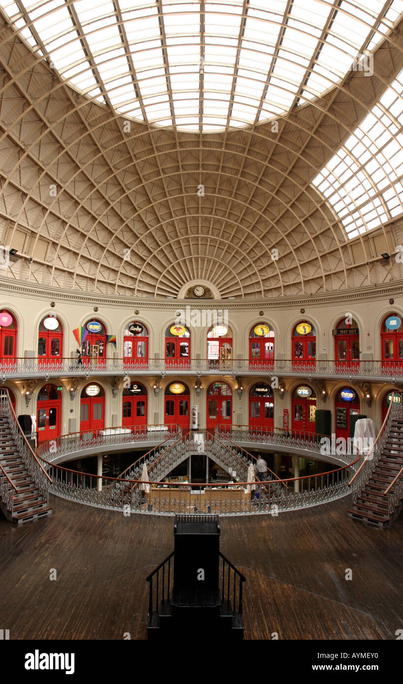 Interior of Corn Exchange Leeds West Yorkshire England Stock Photo - Alamy