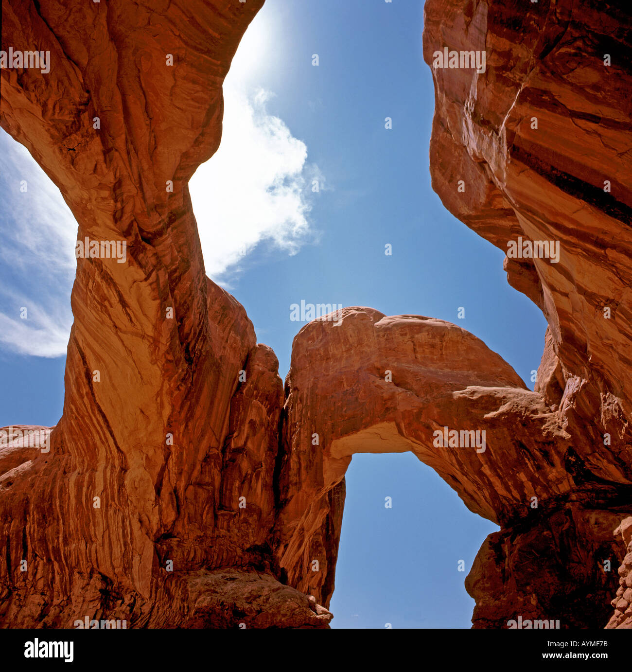 DOUBLE ARCH is arguably the most magnificent Sandstone formation in ...