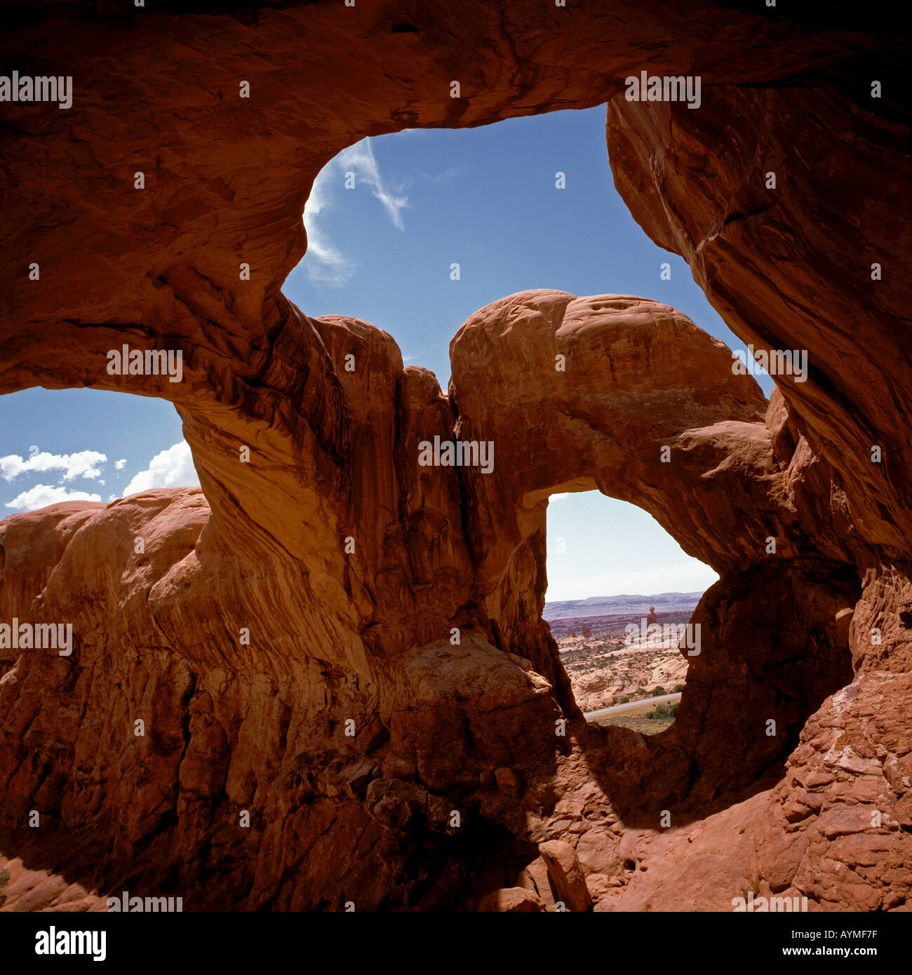 DOUBLE ARCH is arguably the most magnificent Sandstone formation in ...