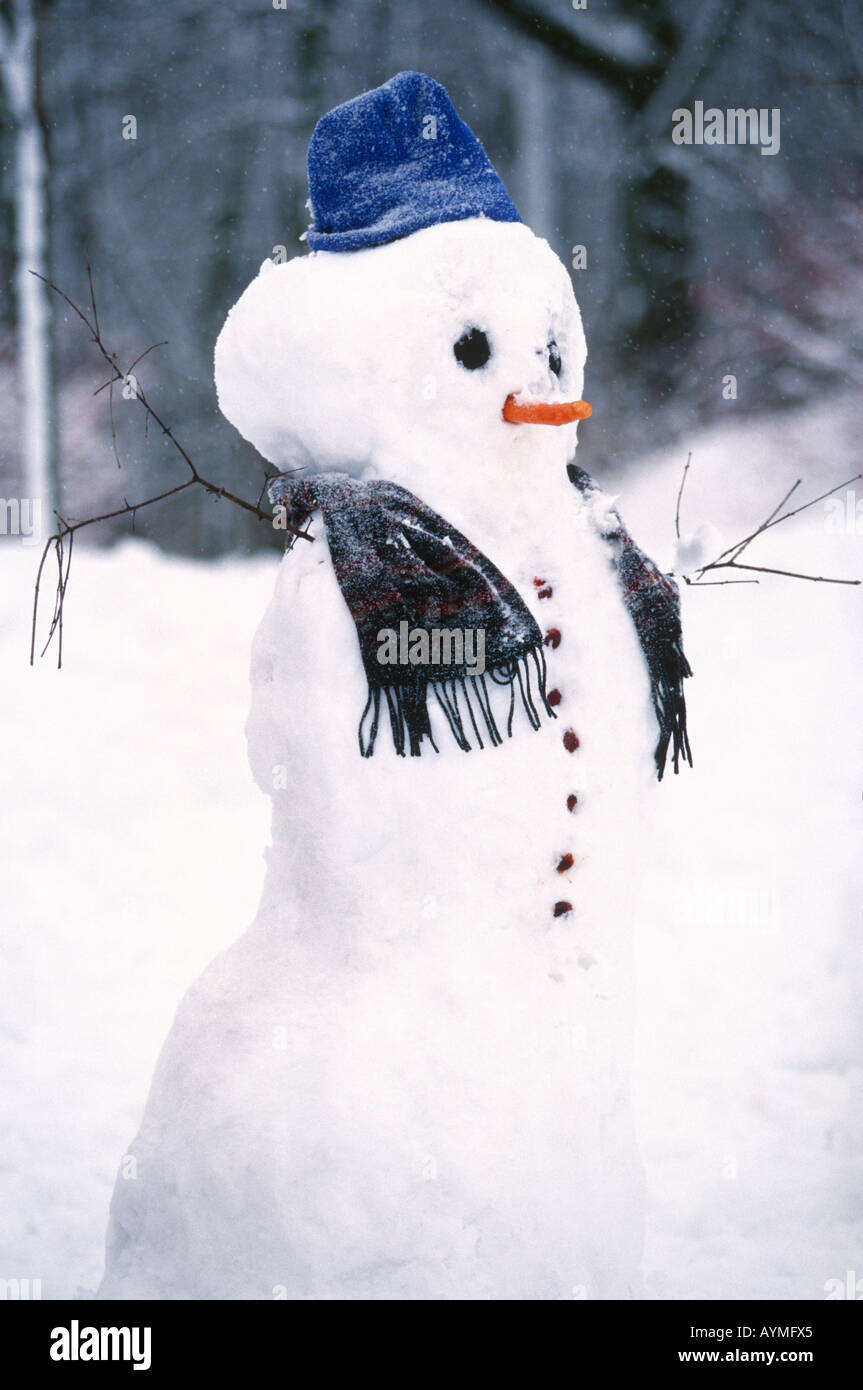 Real snowman hi-res stock photography and images - Alamy