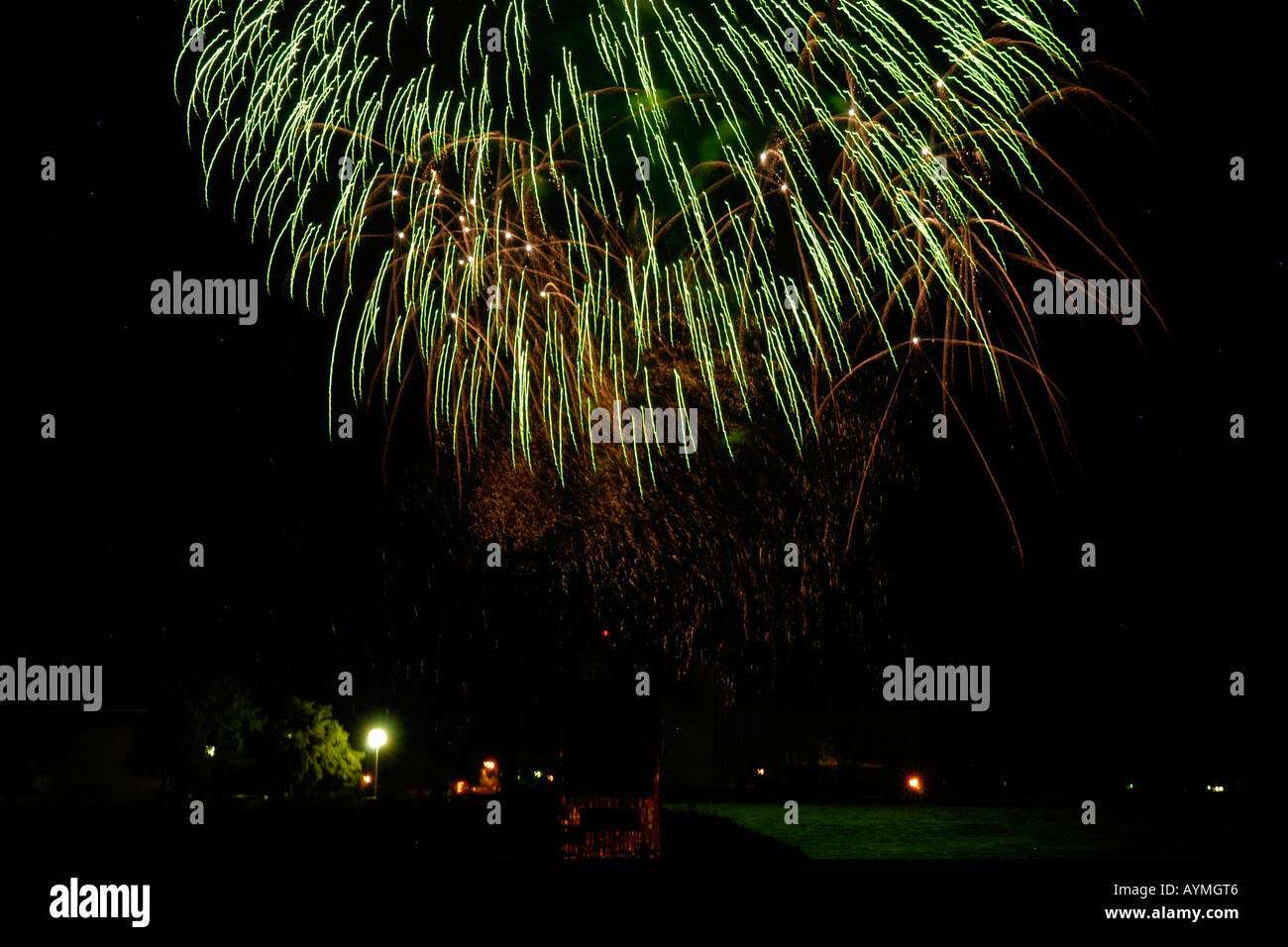 July 4th Independence day Fireworks Celebration in the USA Stock Photo ...