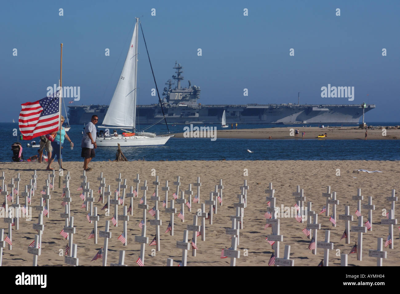 U.S.S. Ronald Reagan Stock Photo - Alamy