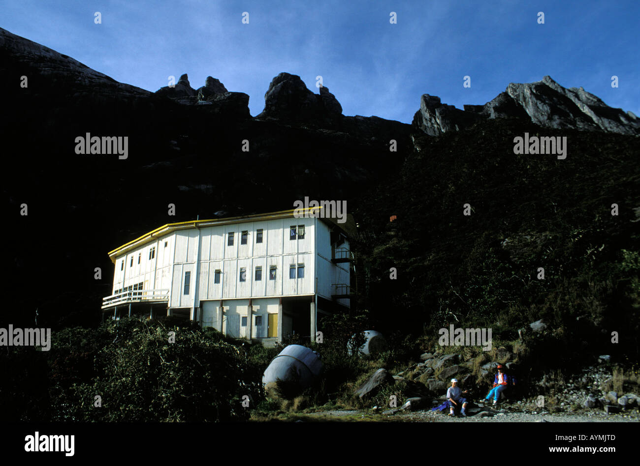 Sabah the Laban Rata Resthouse of Mt Kinabalu Stock Photo - Alamy