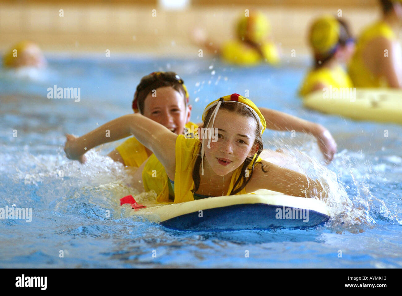 Lifesaving lessons for children. *EDITORIAL USE ONLY* Stock Photo - Alamy