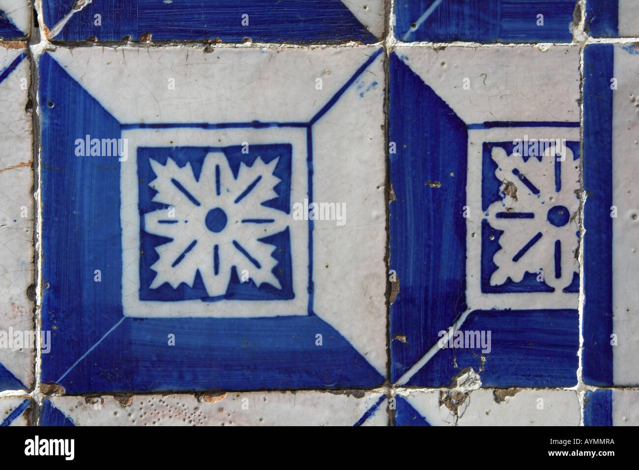old Lisbon blue front door building with tiles Stock Photo - Alamy