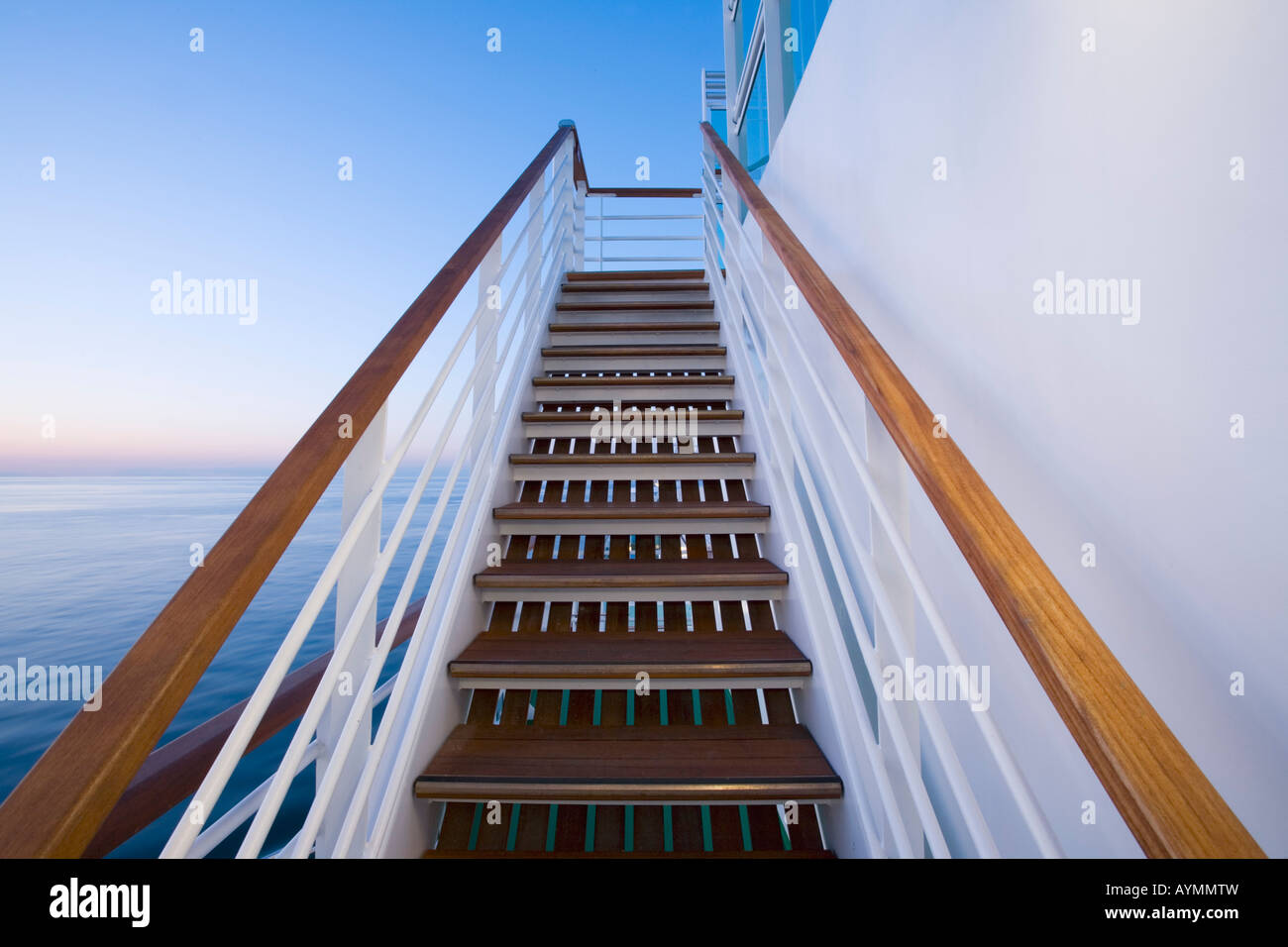 Steps on a Cruise Ship Stock Photo - Alamy