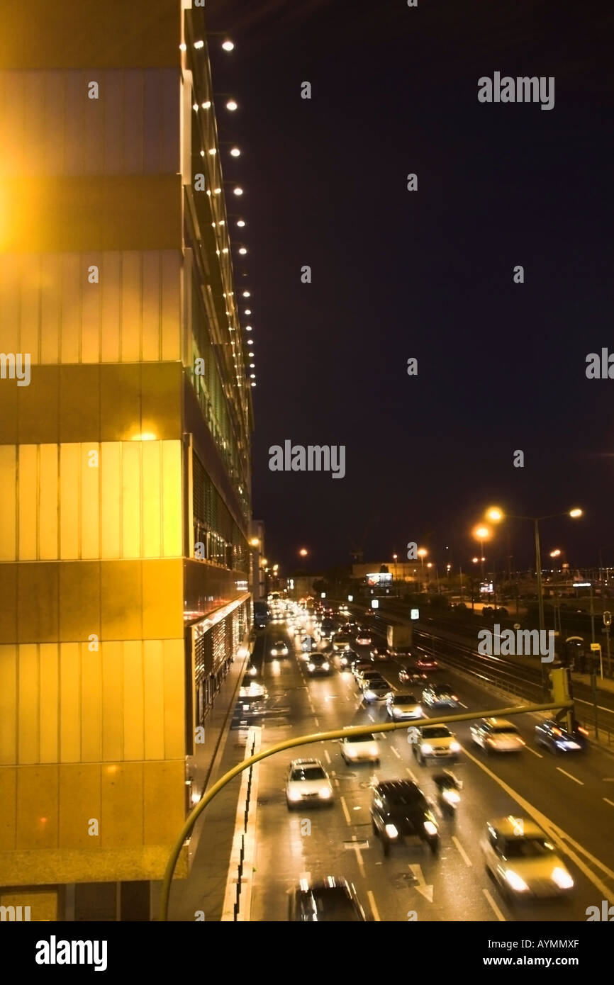 modern building at night Stock Photo - Alamy