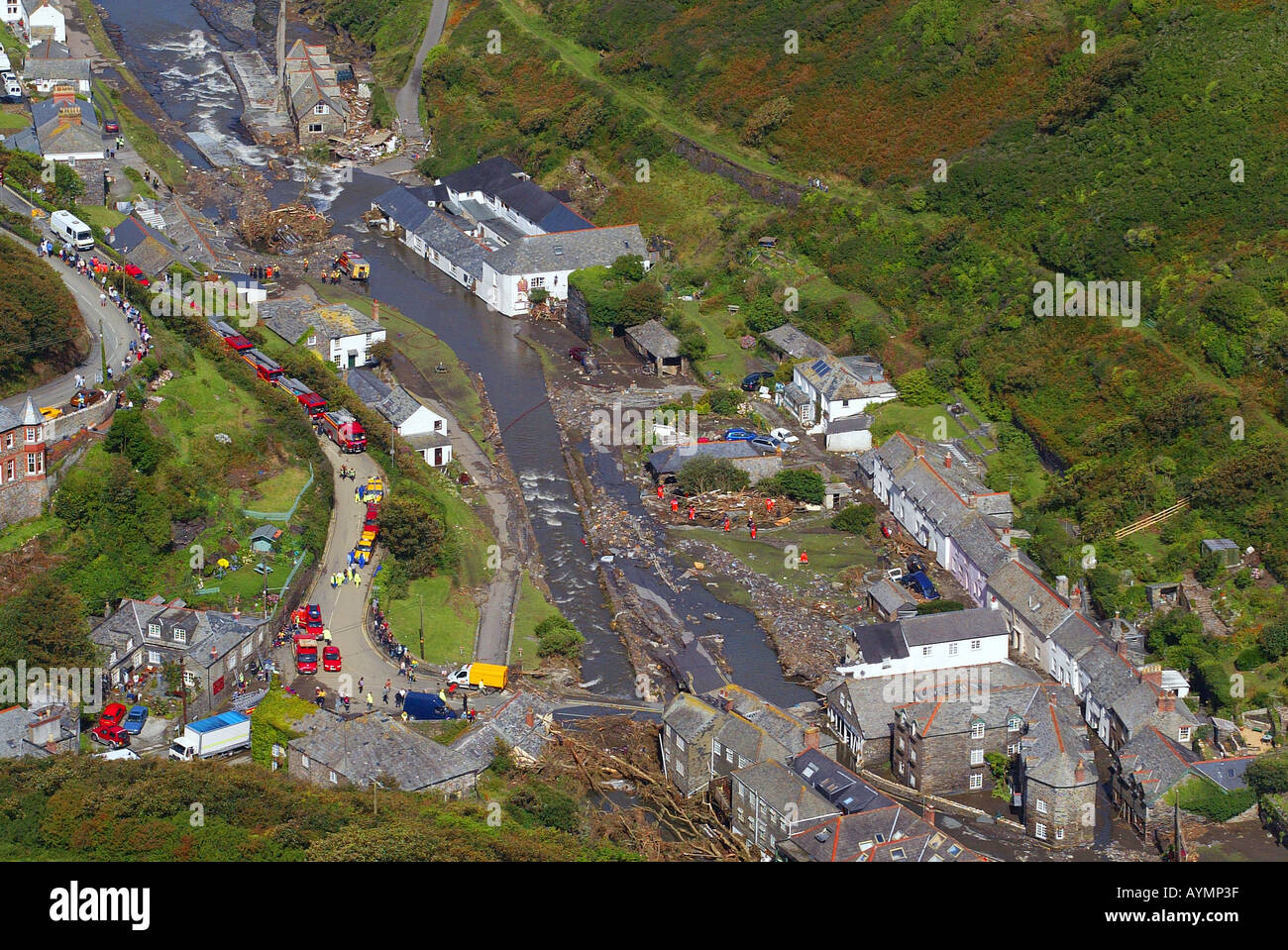 Boscastle flood hi-res stock photography and images - Alamy
