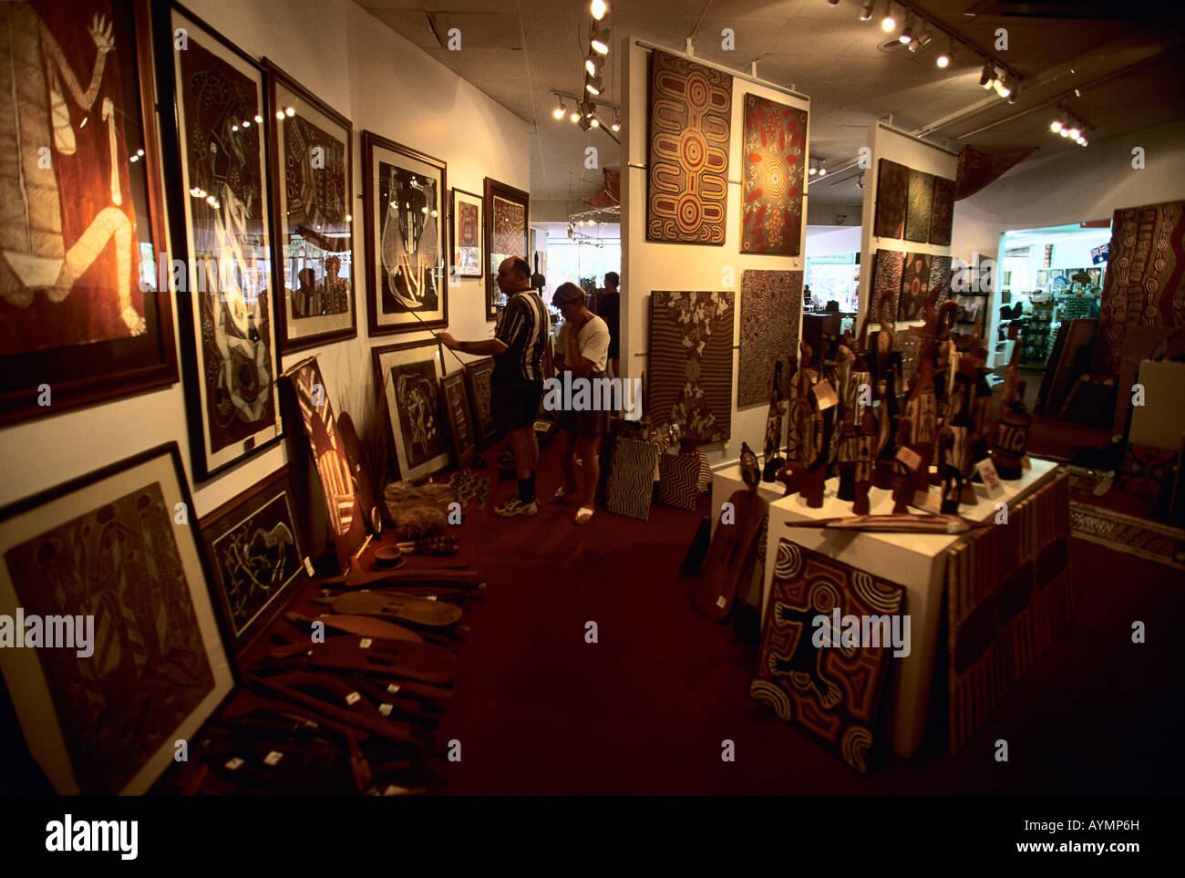 Aboriginal art gallery Alice Springs Northern Territory Australia Stock ...
