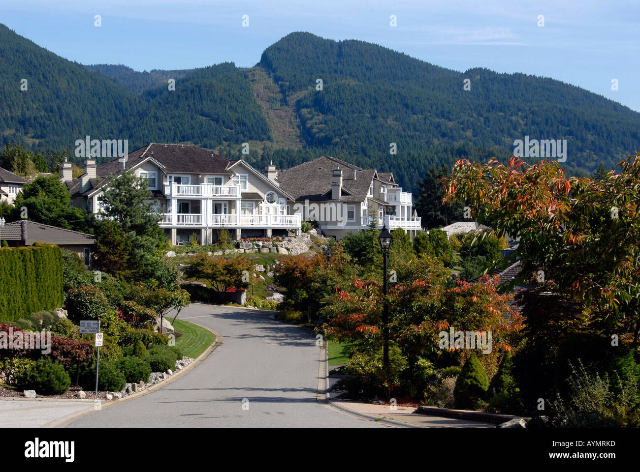 Smart houses West Vancouver Canada Stock Photo - Alamy