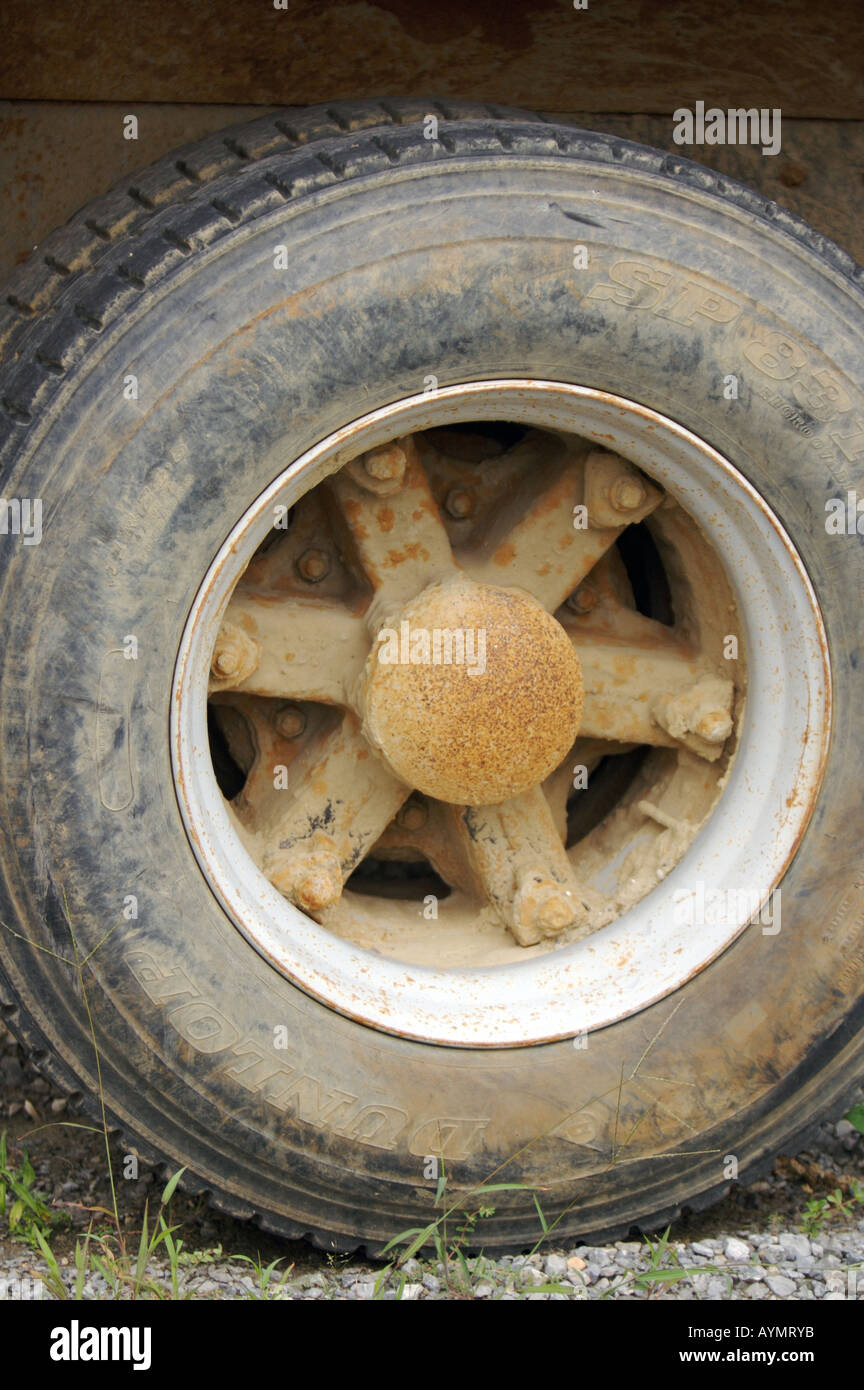 Old rusted tire Stock Photo - Alamy