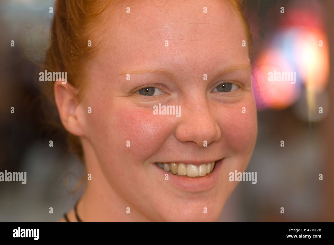red headed girl Stock Photo - Alamy