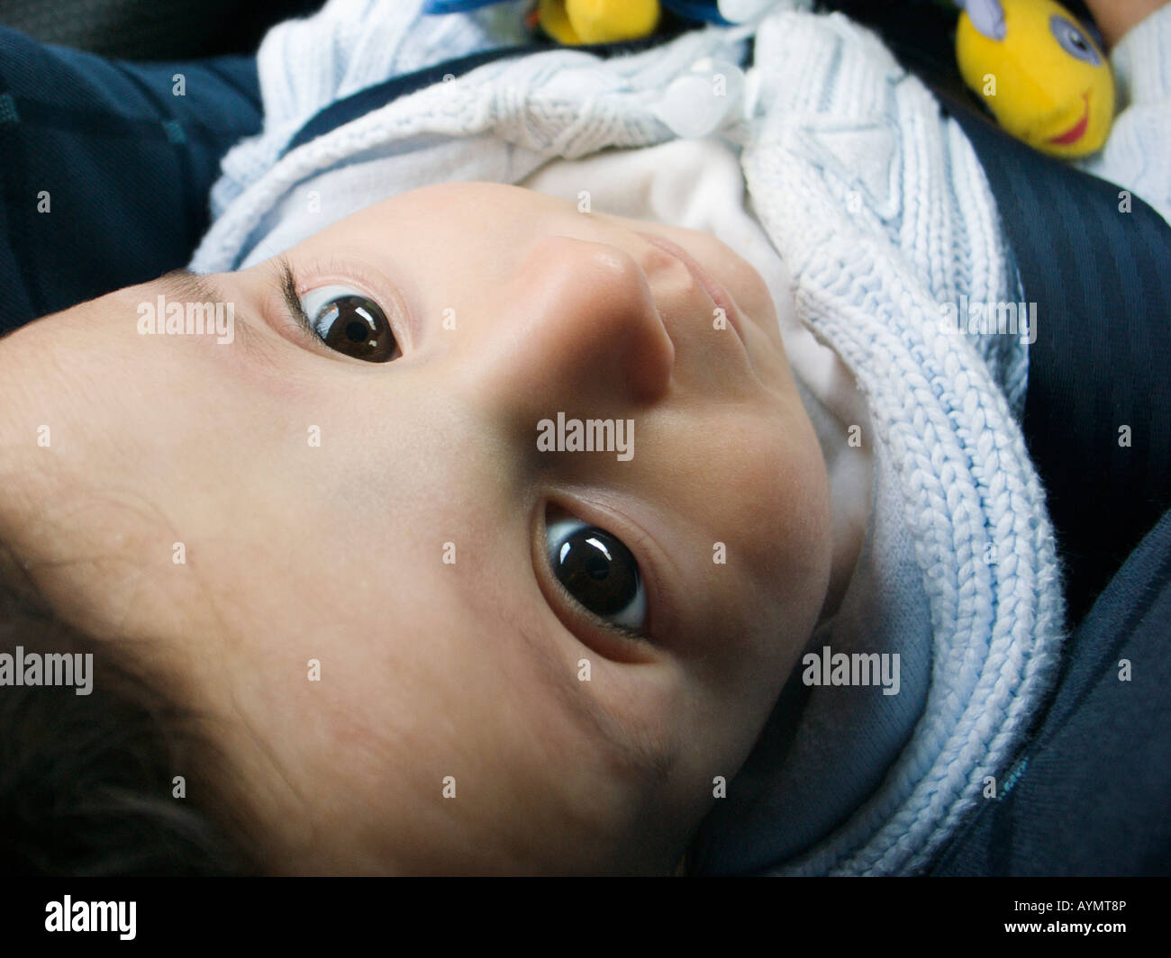 baby looking up Stock Photo - Alamy