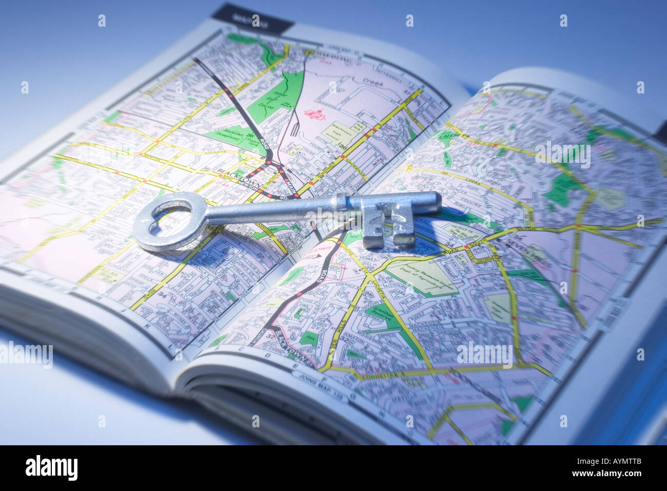 Street directory map hi-res stock photography and images - Alamy
