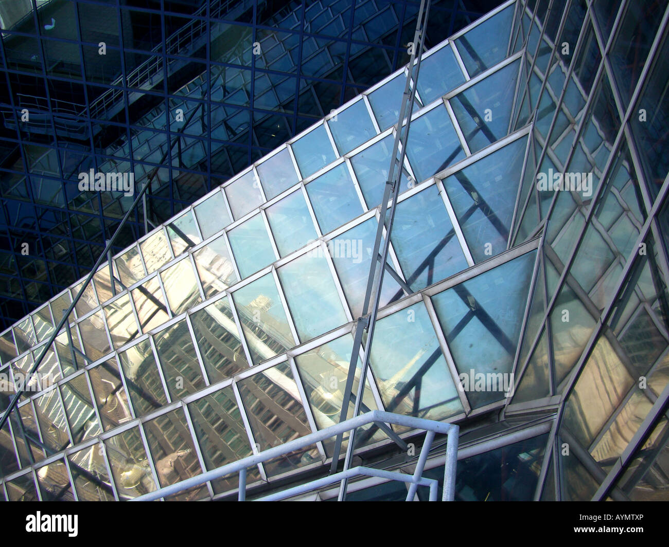 abstract reflection in rooftop Stock Photo - Alamy