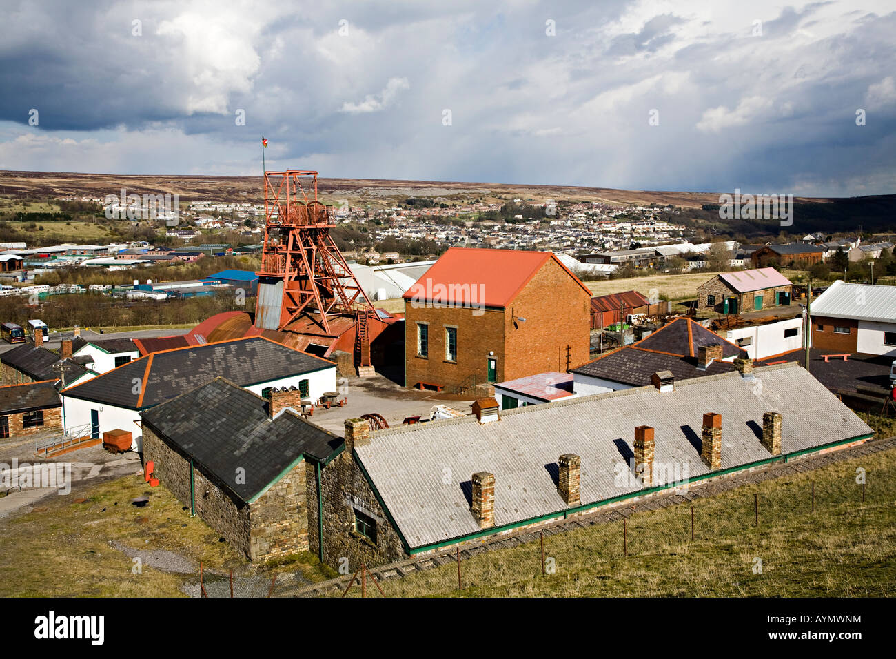 Big Pit mining museum Wales UK Stock Photo - Alamy