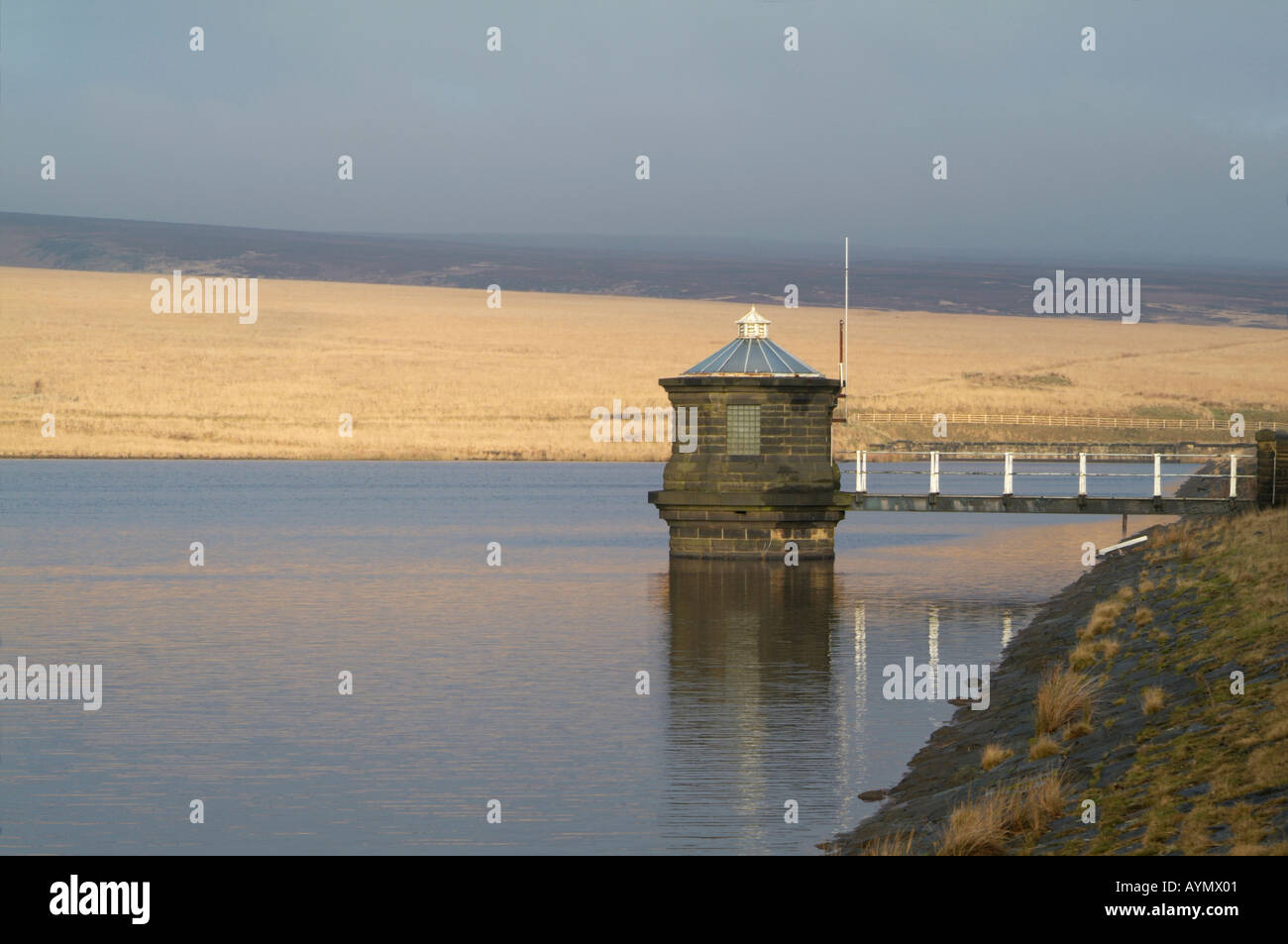 Lower Gorple reservoir in West Yorkshire Stock Photo - Alamy