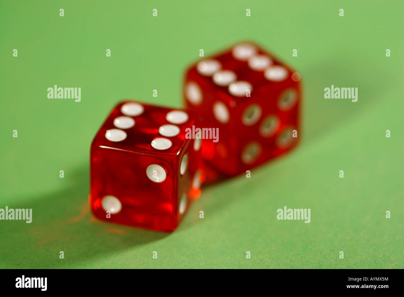Pair of sixes Stock Photo - Alamy