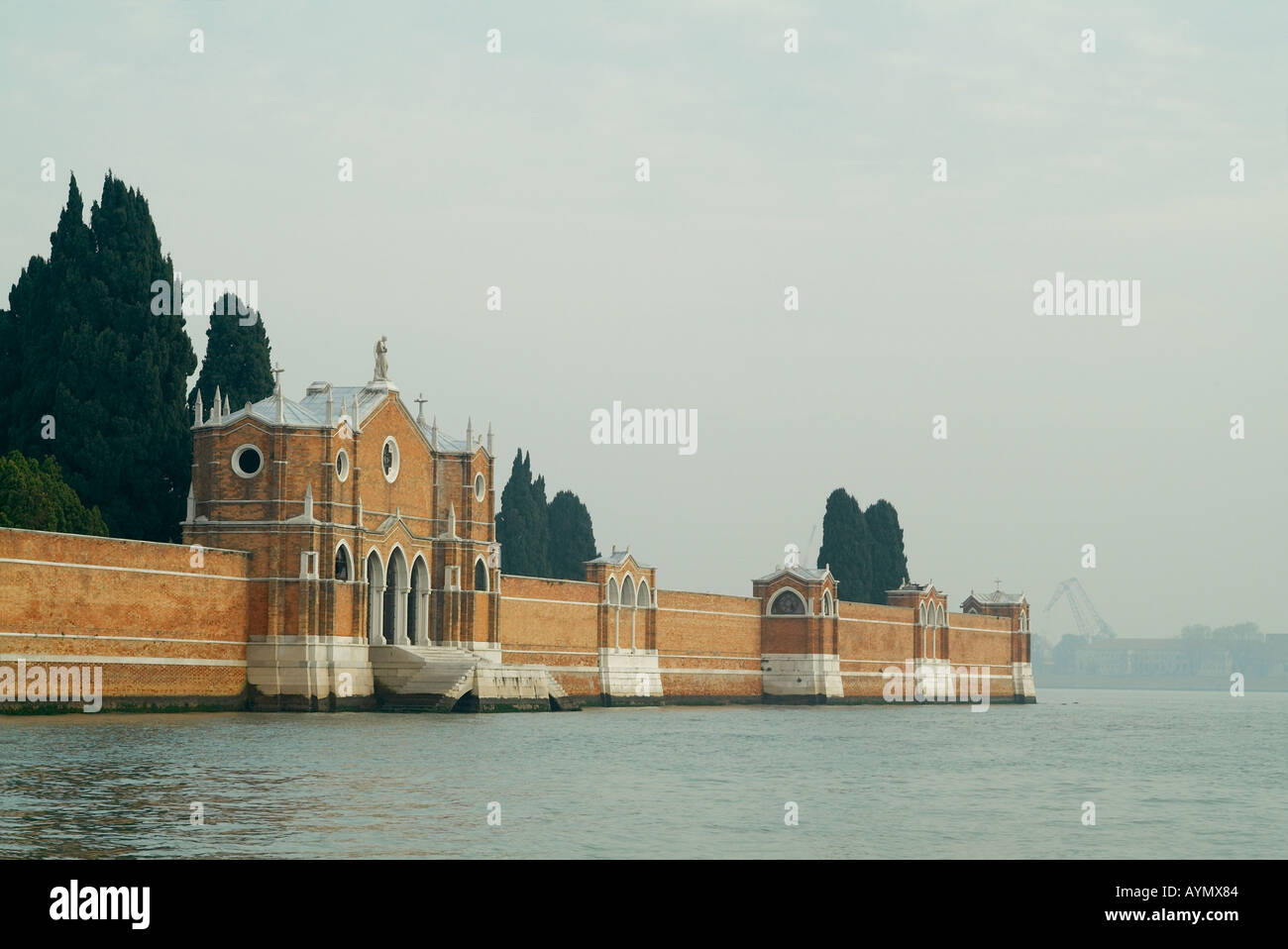 Cemetery island of San Michele Stock Photo - Alamy
