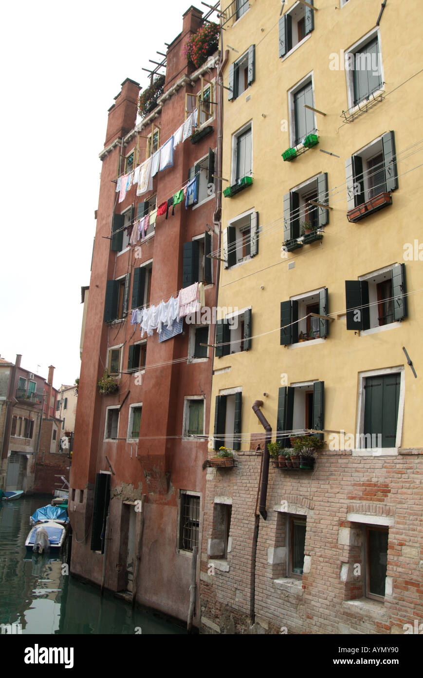 Buildings in Old Jewish ghetto in Venice Stock Photo - Alamy