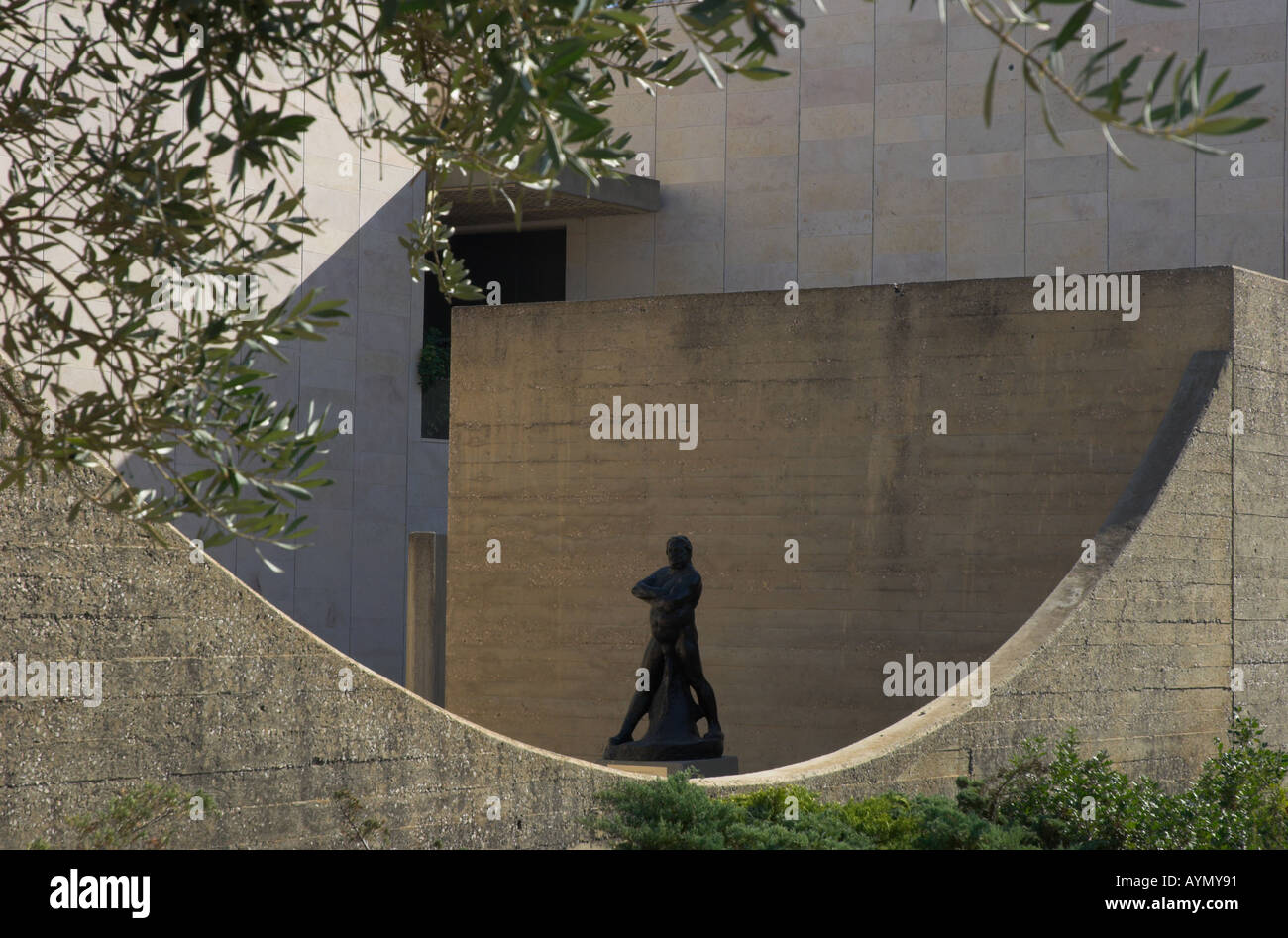 Israel Jerusalem Israel Museum Sculptures Garden view of sculpture from ...