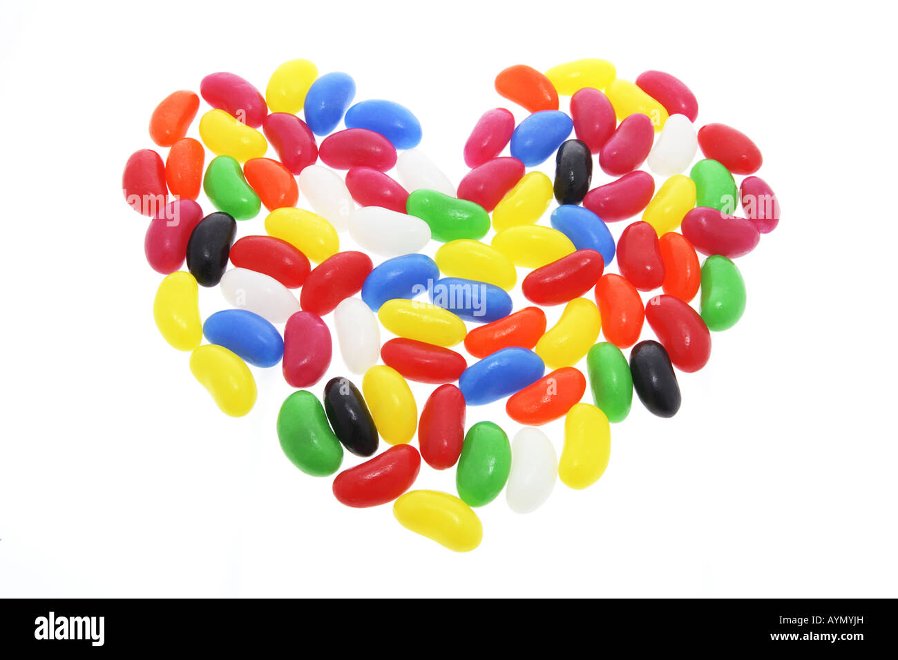Heart shaped in beans Cut Out Stock Images & Pictures - Alamy